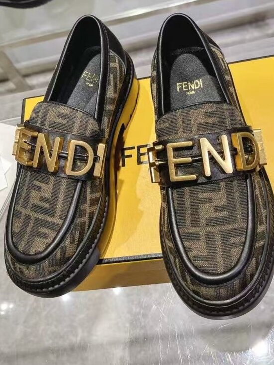 🍭Fendi | Shoes | Fendi Ff Logo Chunky Platform Loafers | Poshmark
